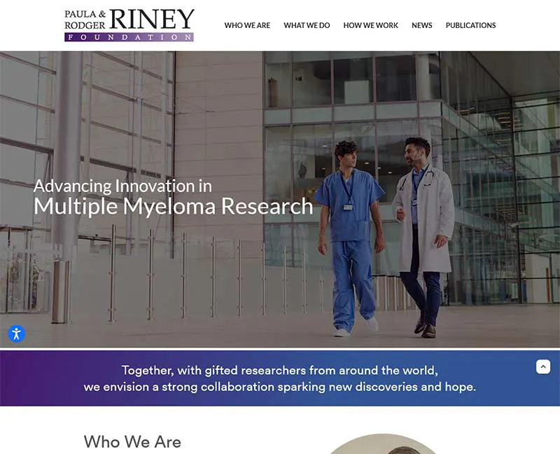 Riney Foundation - Tidal Media Group - NH Web Design | Website ...