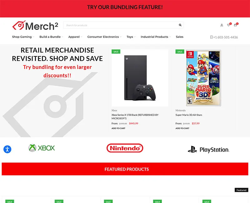 Merchandise Squared - Tidal Media Group - NH Web Design | Website ...